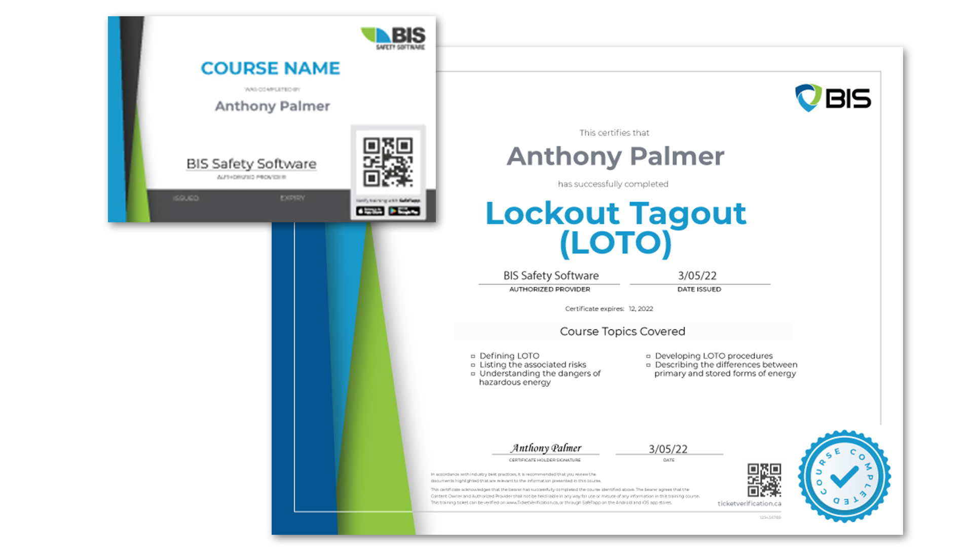 Certificate-3 | BIS Safety Software
